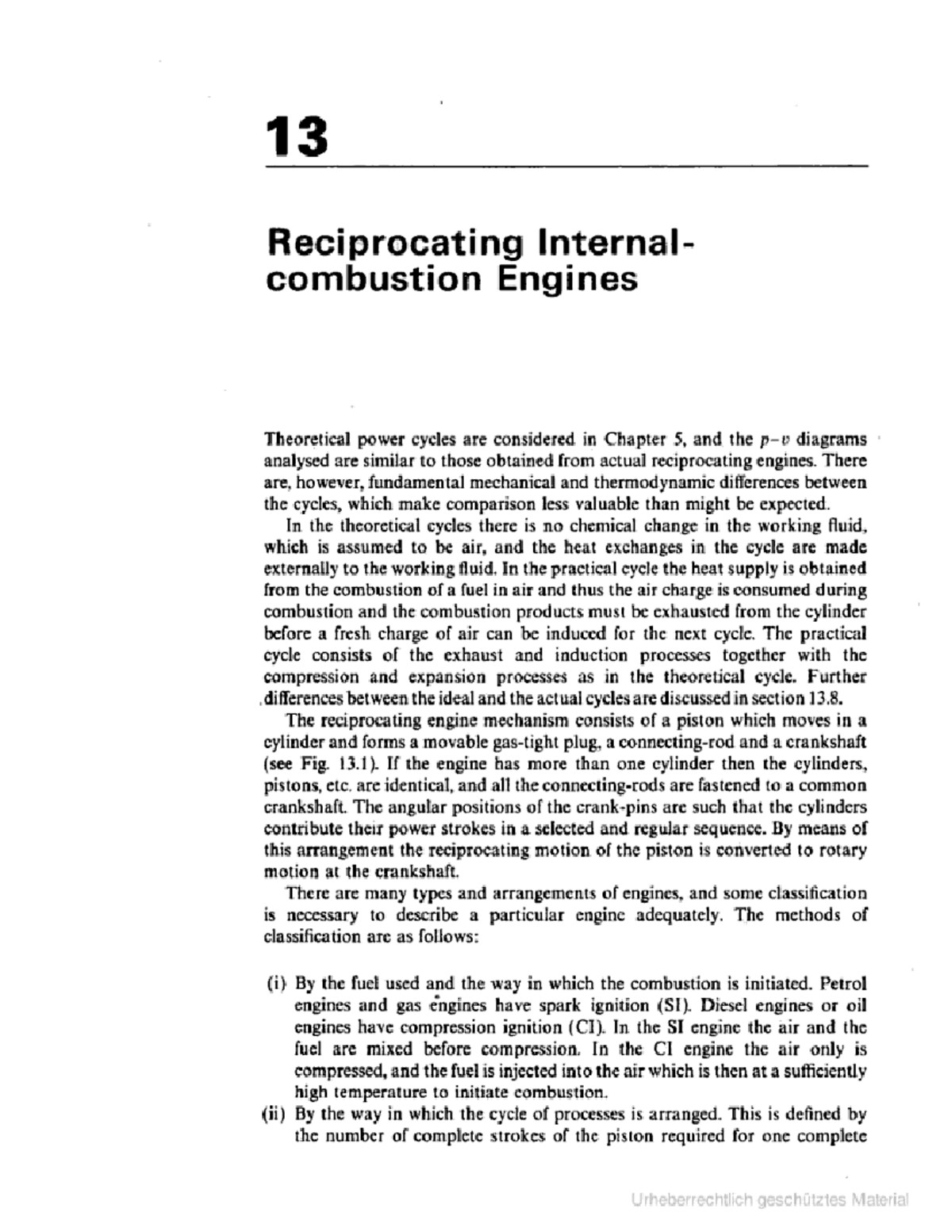 Chapter 13: Reciprocating Combustion Engines - Theoretical vs Practical ...