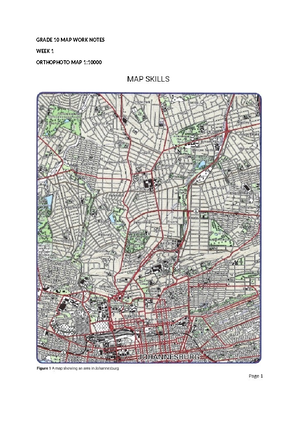 WEEK 1 OF TERM1MAP WORK Skills Lesson PLAN 1 - LESSON PLAN Subject ...