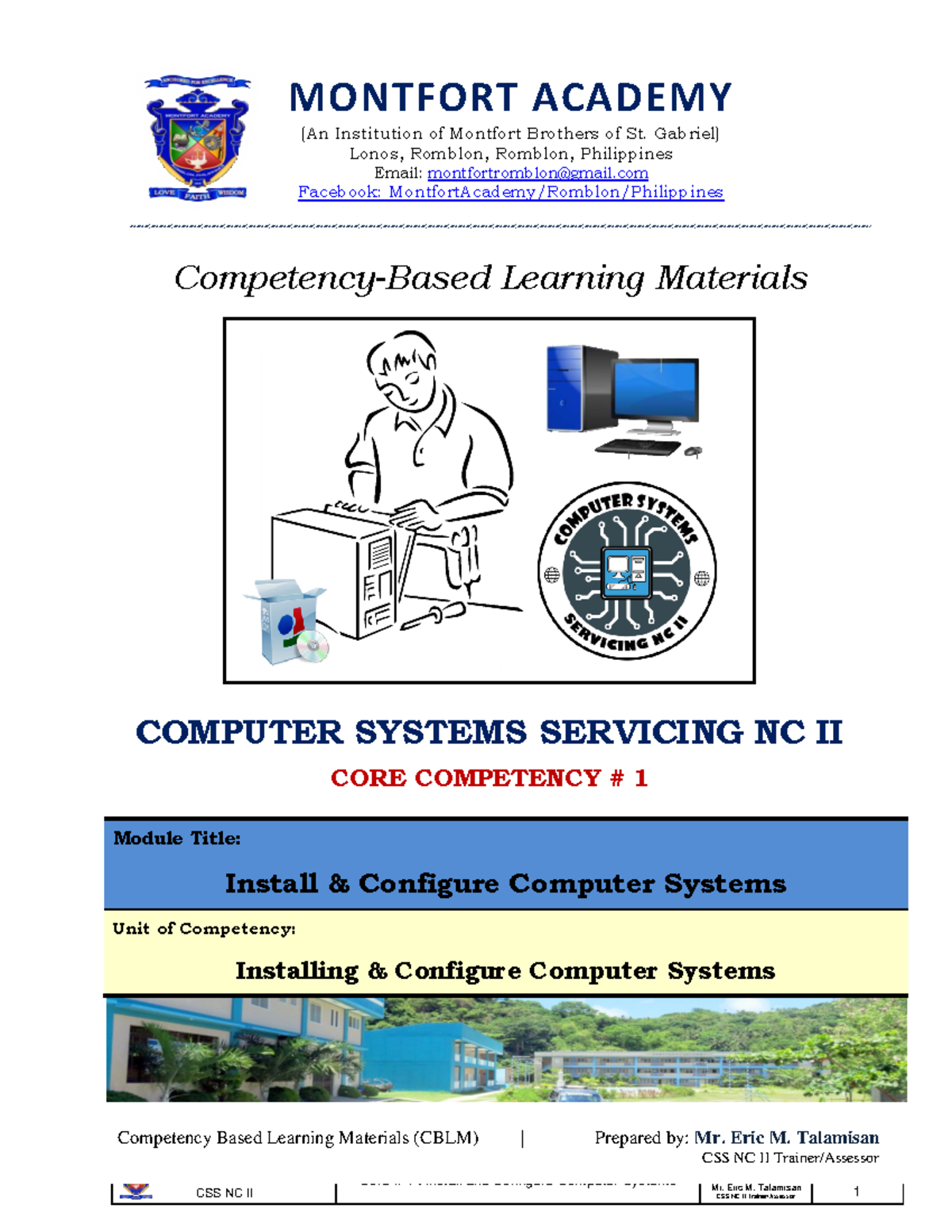 CSS NC II - Core 1: Installing & Configuring Computer Systems Module ...