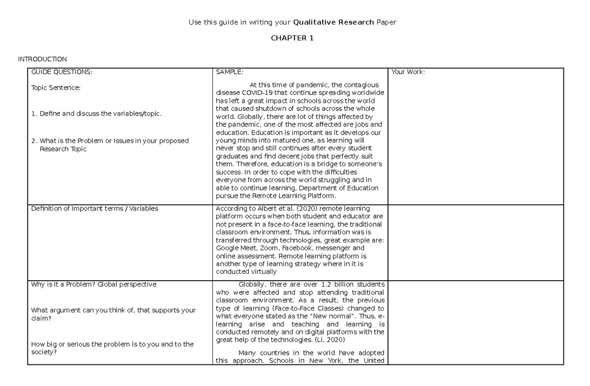 Writing-Guide-Qualitative - Use this guide in writing your Qualitative ...