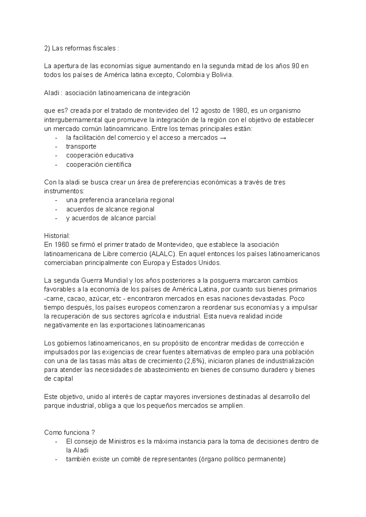 Reformas Fiscales y Privatizaciones en América Latina: CM8 - Studocu