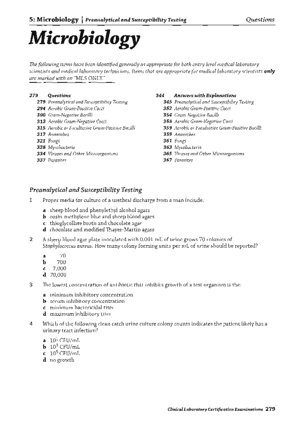 Boc5 - Microbiology Review Questions and Answers Guide - Studocu