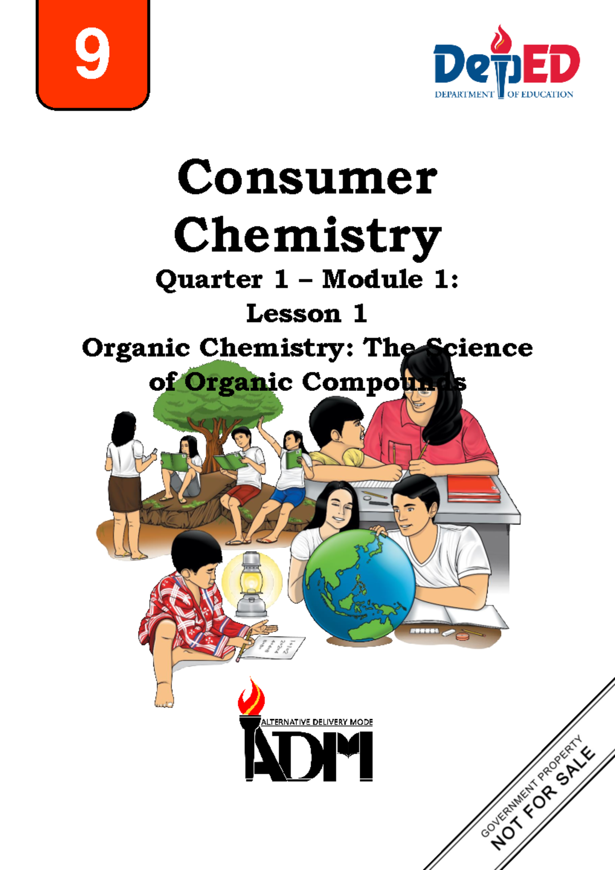 Consumer Chemistry 9: Q1 Module 1 - Organic Chemistry Lessons - Studocu