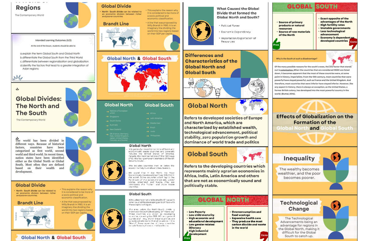 SOC Global North AND South - Regions Global Divide What Caused the ...
