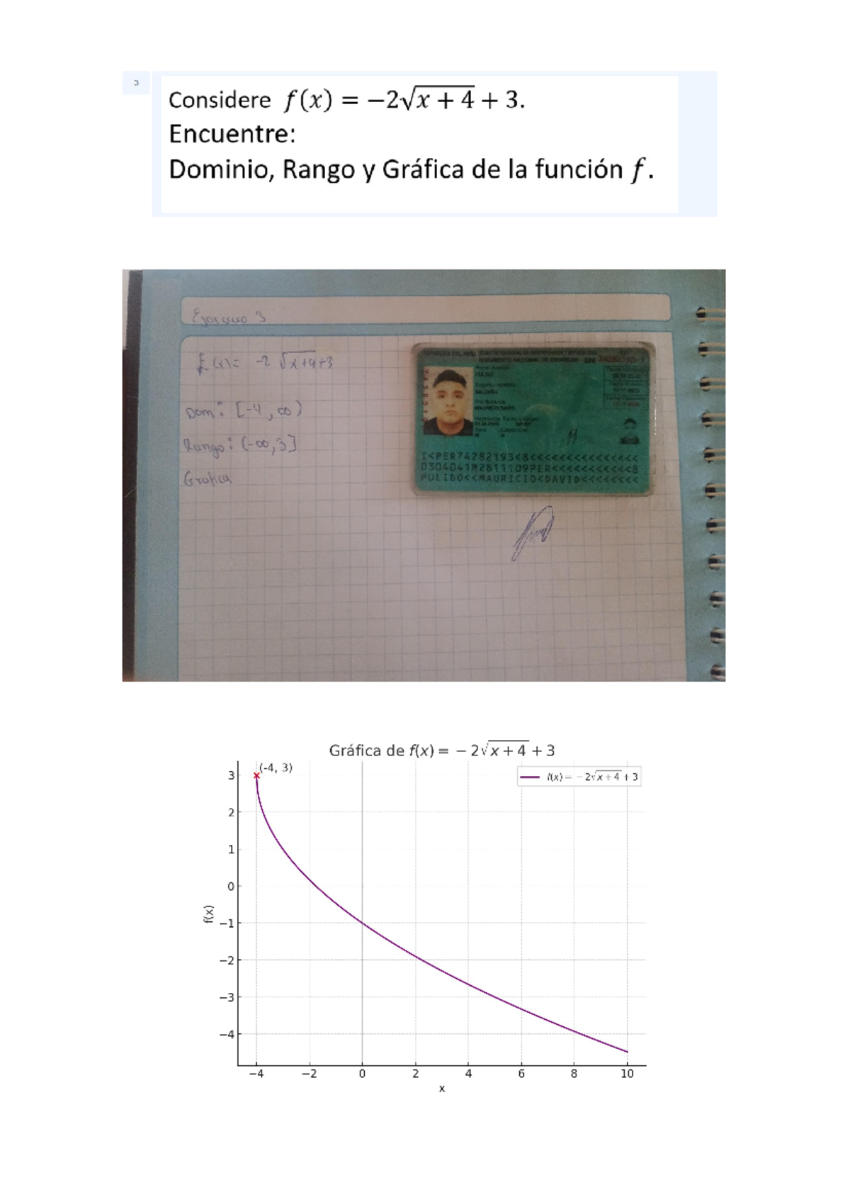 Ejercicio 3 - dasdasda - CALCULO APLICADO A LA FISICA 2 - 3 Considere ...