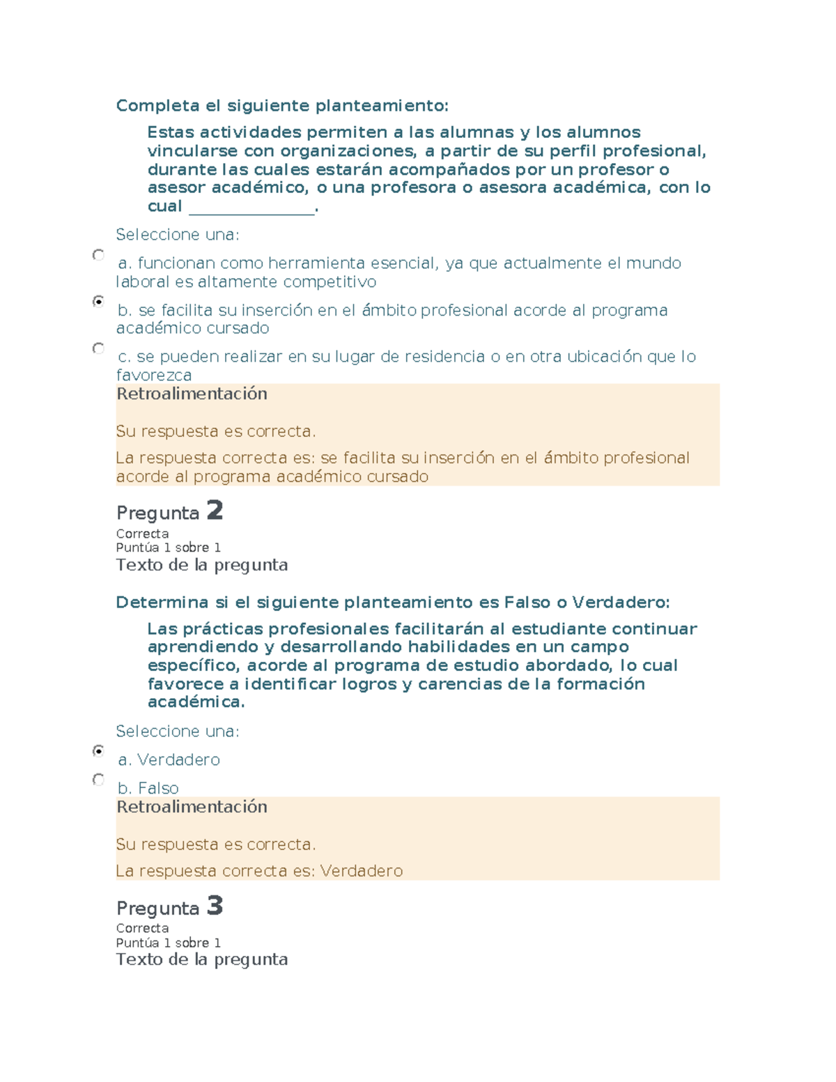 Prácticas Profesionales: Examen 1 y Respuestas Correctas - Studocu