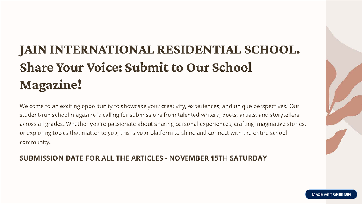 PPT JIRS Annual Magazine 2025: Submission Guidelines for Articles - Studocu