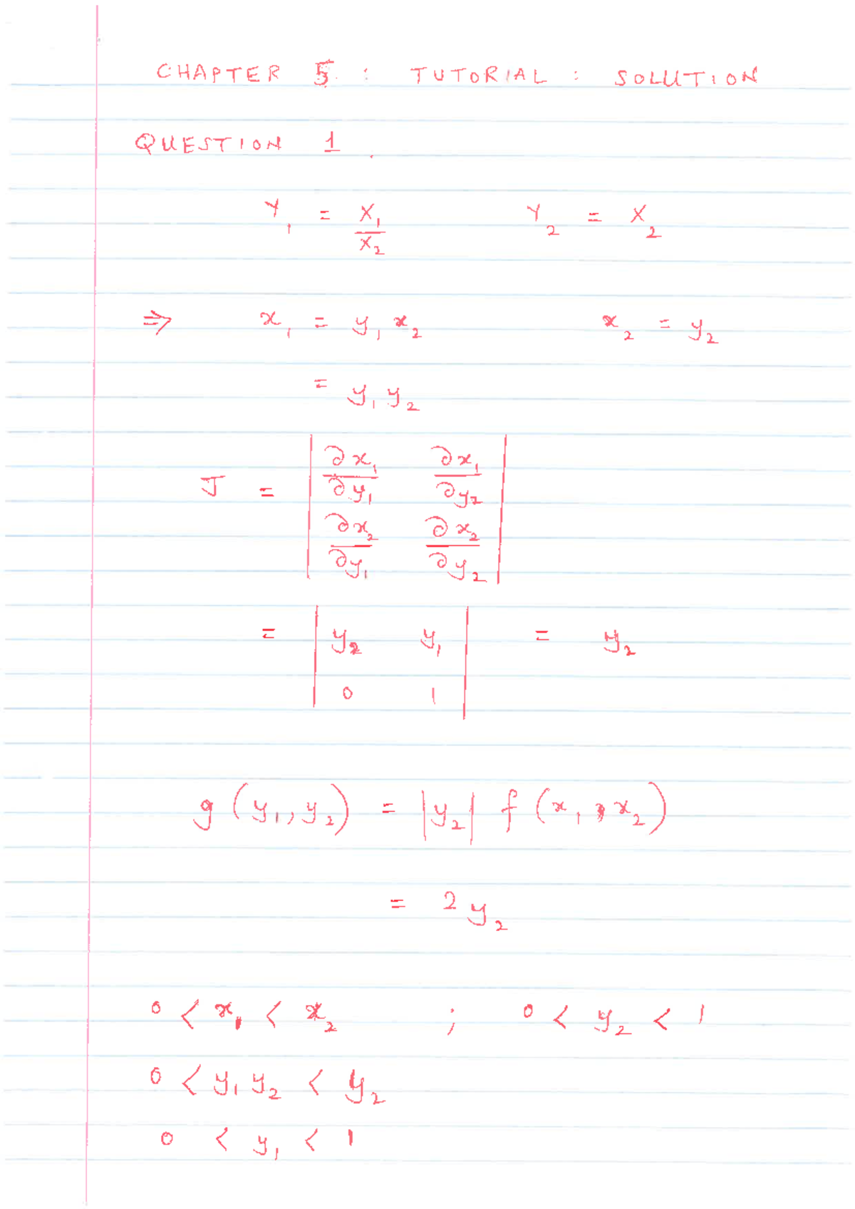 CHAPTER 5: TUTORIAL SOLUTIONS FOR QUESTIONS 1-4 - JJJJJ - Studocu