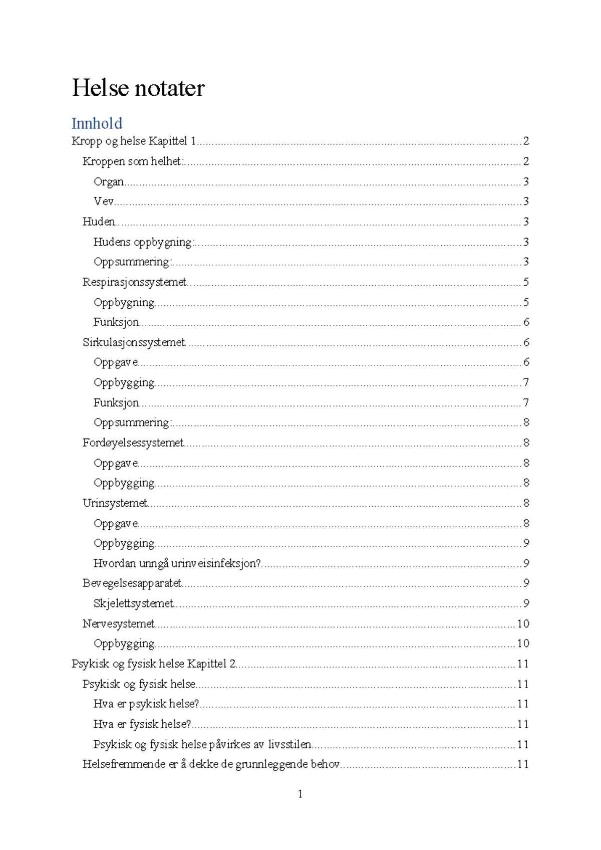 Kommunikasjon Notater - Kapittel 1-4 (Kommunikasjon - Helse og Oppvekst) - Studocu