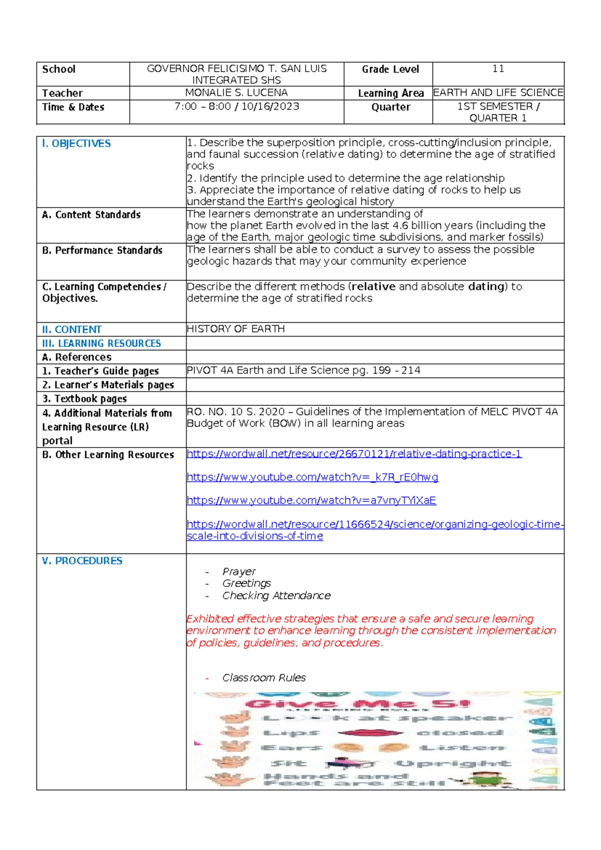 Geothermal Energy: Grade 9 Science Lesson Plan (Quarter 3) - Studocu