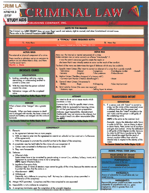 MPC vs. Common Law Chart - Homicide – Murder Common Law Model Penal ...