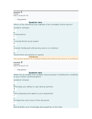 [Solved] Unit 5 Reflective Writing in written communication Topics o ...