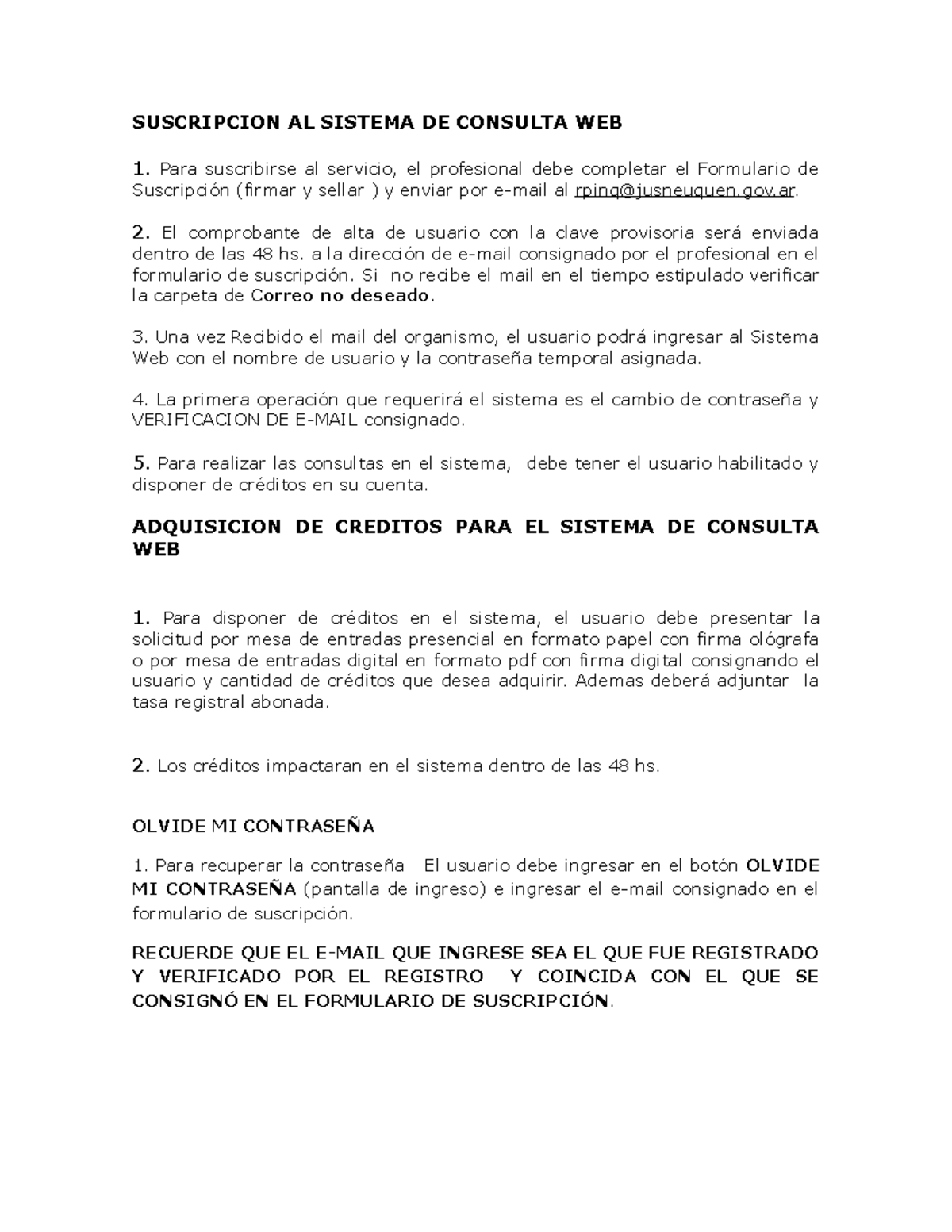 SUSCRIPCIÓN AL SISTEMA DE CONSULTA WEB - DIC 2022 - Studocu