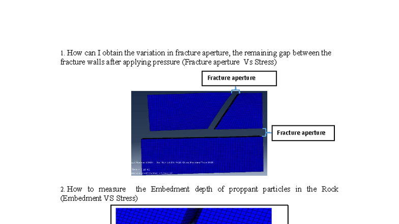 Fracture Mechanics & Proppant Stress Distribution Questions - ENG101 ...
