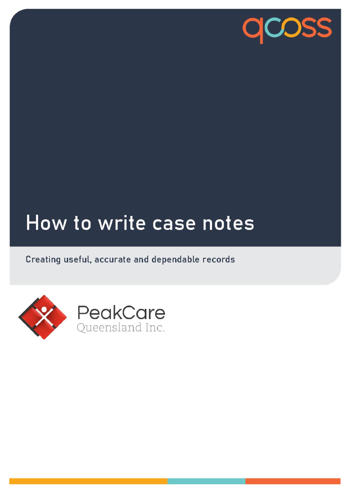 Guide to Writing Effective Case Notes: Creating Accurate Records - Studocu
