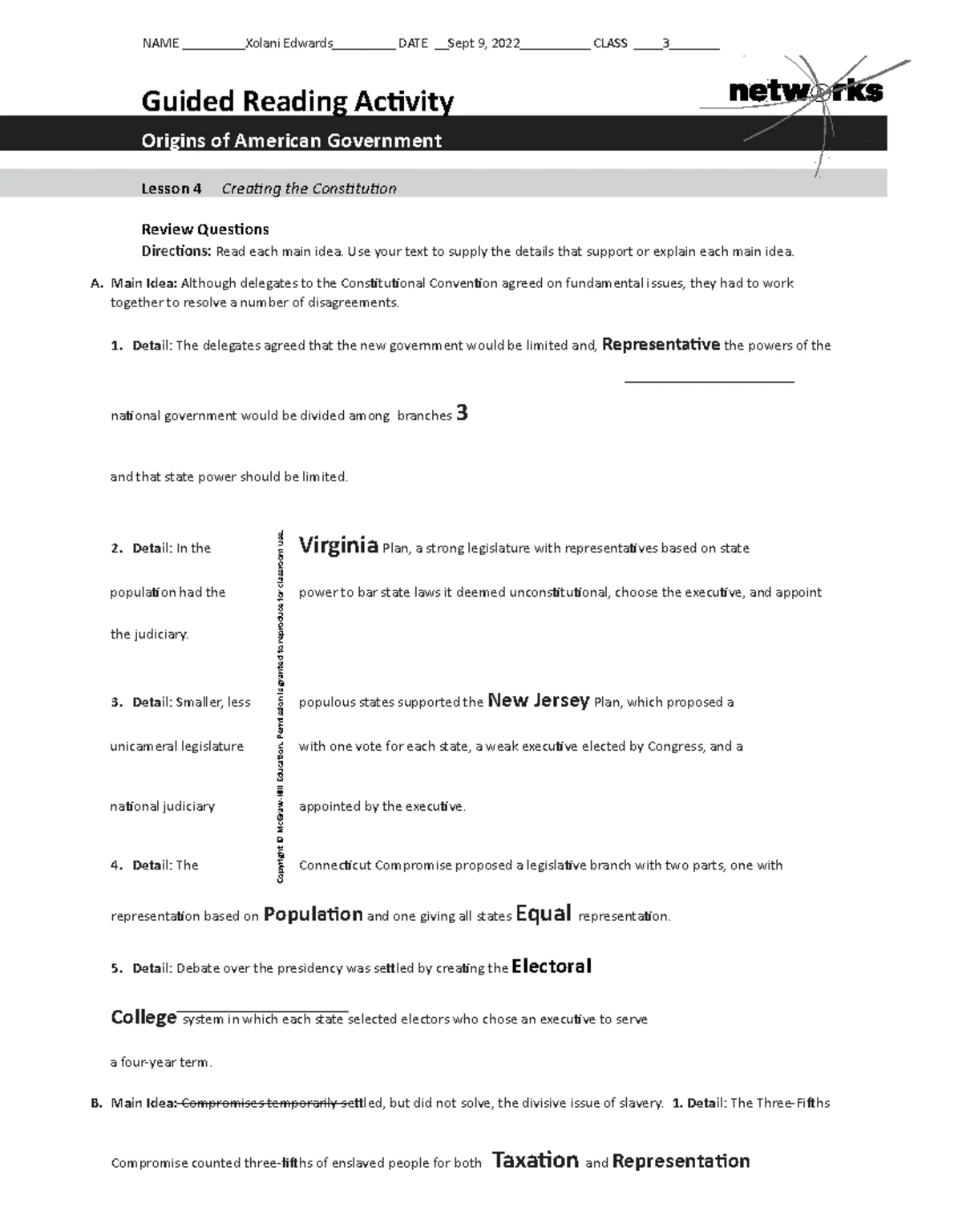 USHistory AICE 9489Writing Review-1 - AICE 9489 American History ...