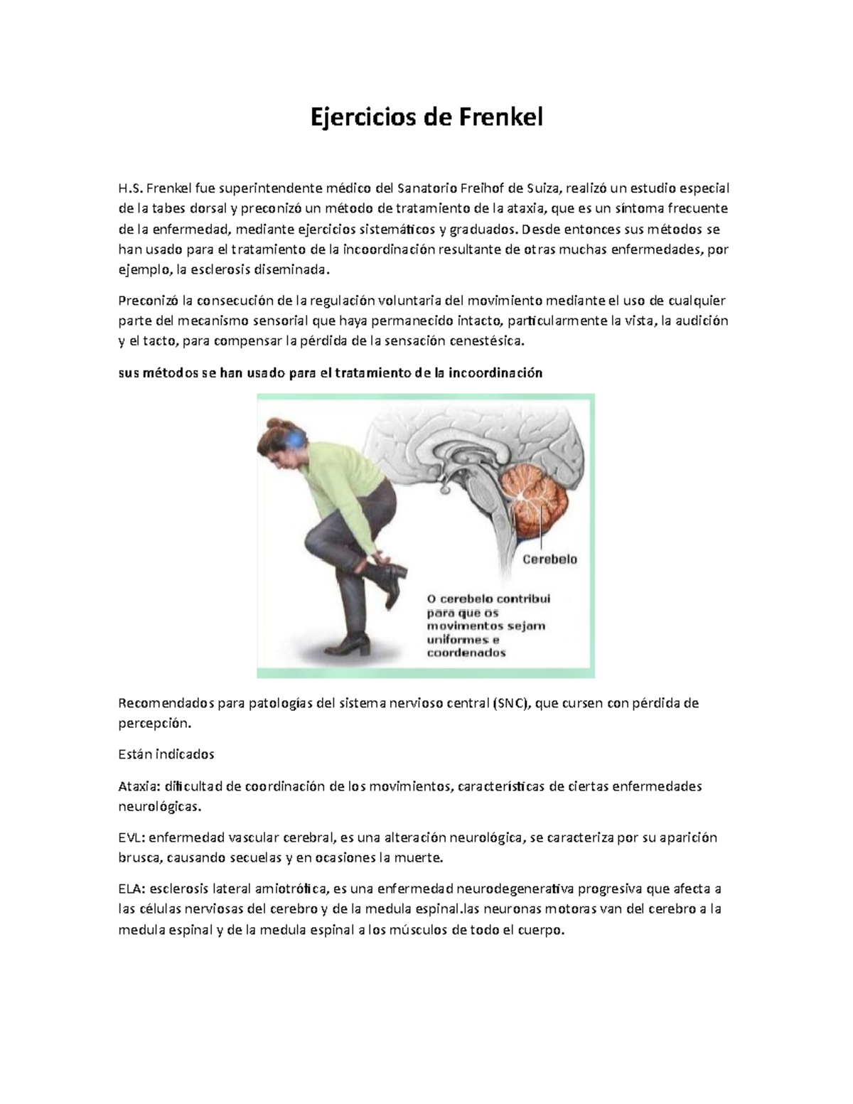 Ejercicios de Frenkel - Frenkel fue superintendente médico del ...