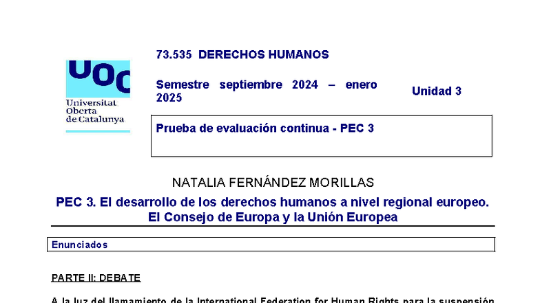 73.535 PEC 3 2024-1 - Análisis de Derechos Humanos y Cambio Climático ...