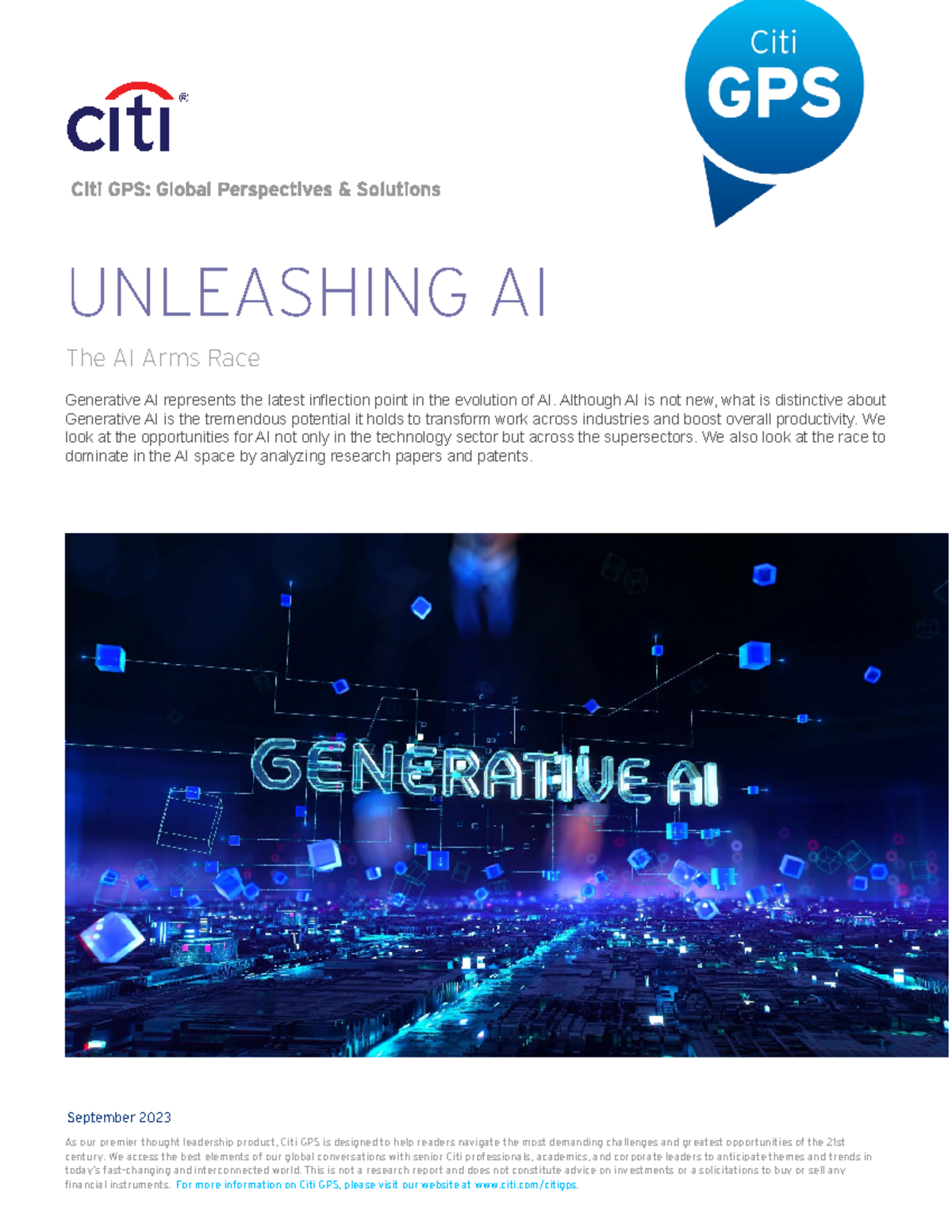 AI development city bank - As our premier thought leadership product ...