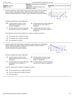 [Solved] a Construct a stemandleaf plot for the number of defects per 100 - Applied Finite ...