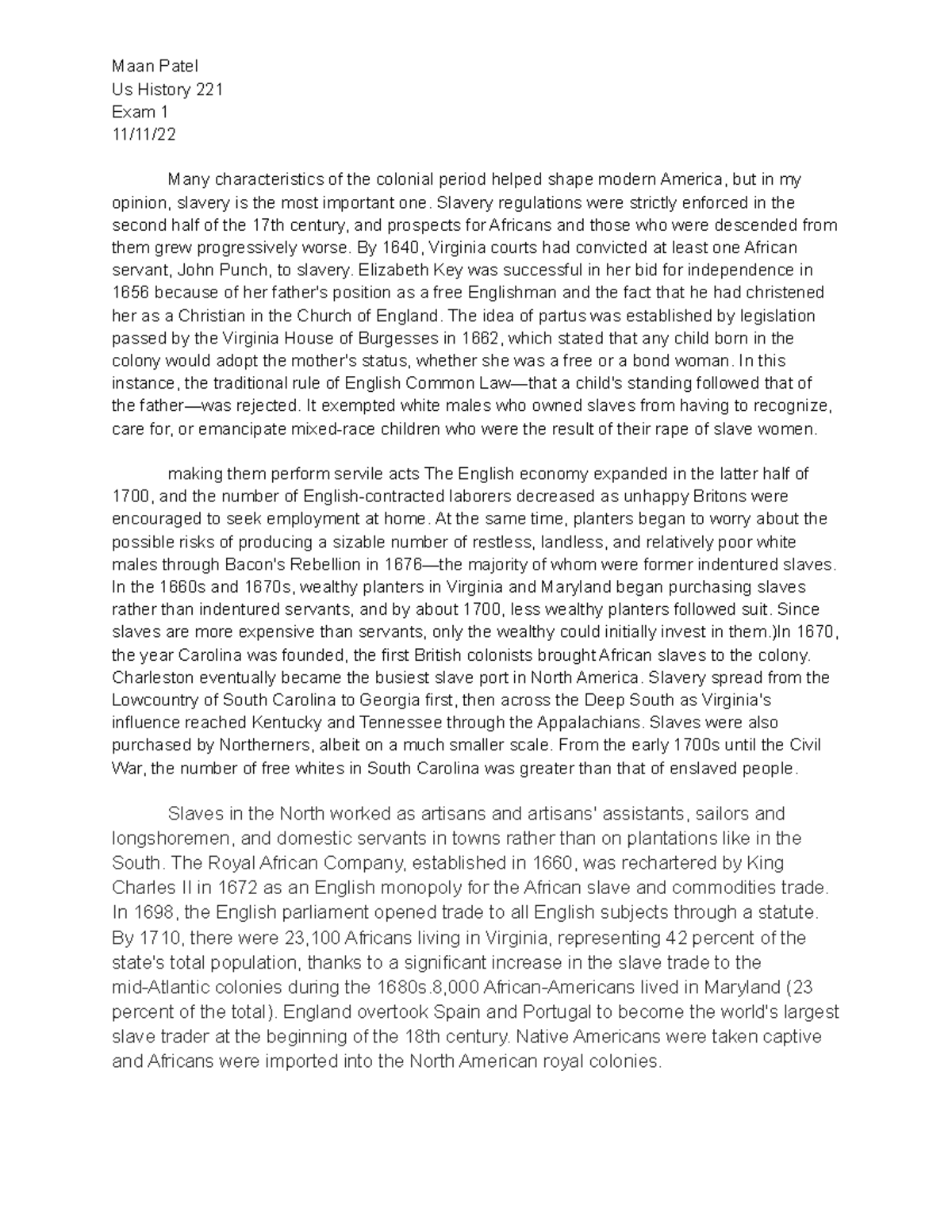 5E72E594 635F 4D47 AFDA 3D0687003 BF2 - Maan Patel Us History 221 Exam ...