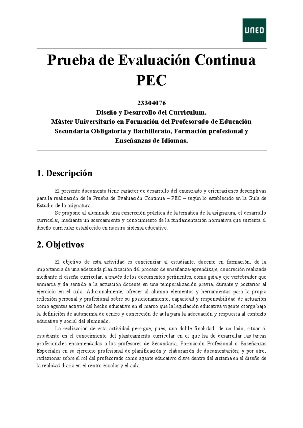 PEC 23304076: Diseño Curricular y Reflexiones sobre Ken Robinson - Studocu