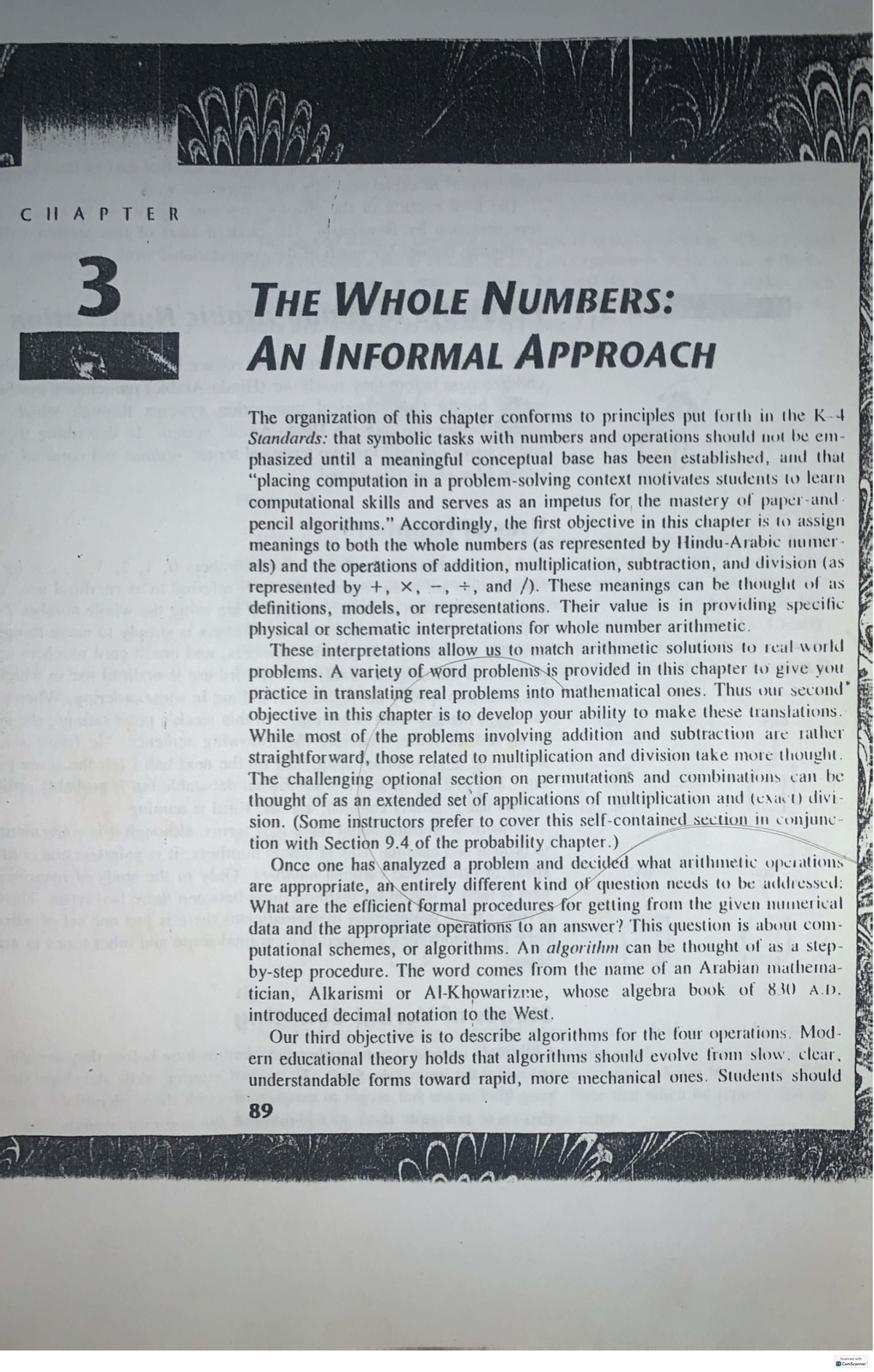 CHAPTER 3: THE WHOLE NUMBERS - AN INFORMAL APPROACH (MATH 101) - Studocu
