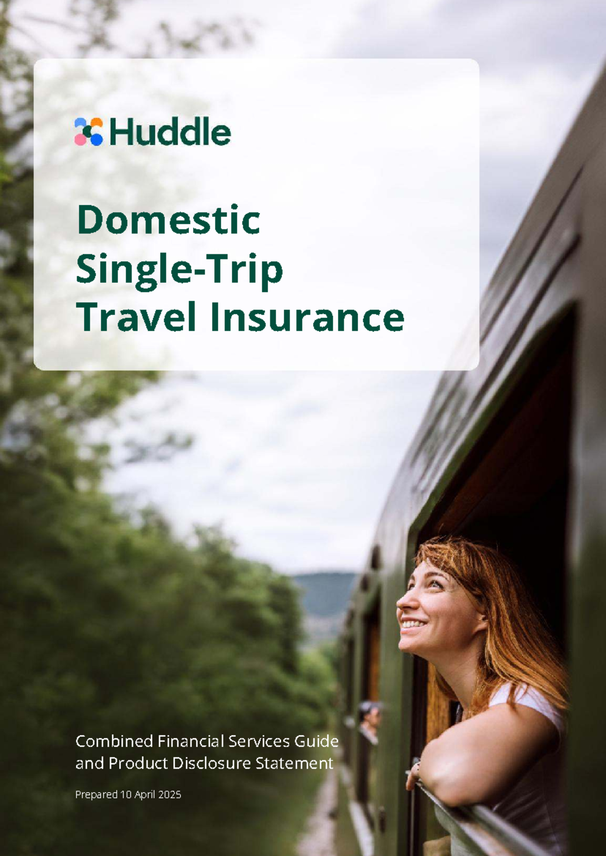 Huddle Black Domestic Travel Insurance PDS 2025 - Key Information - Studocu