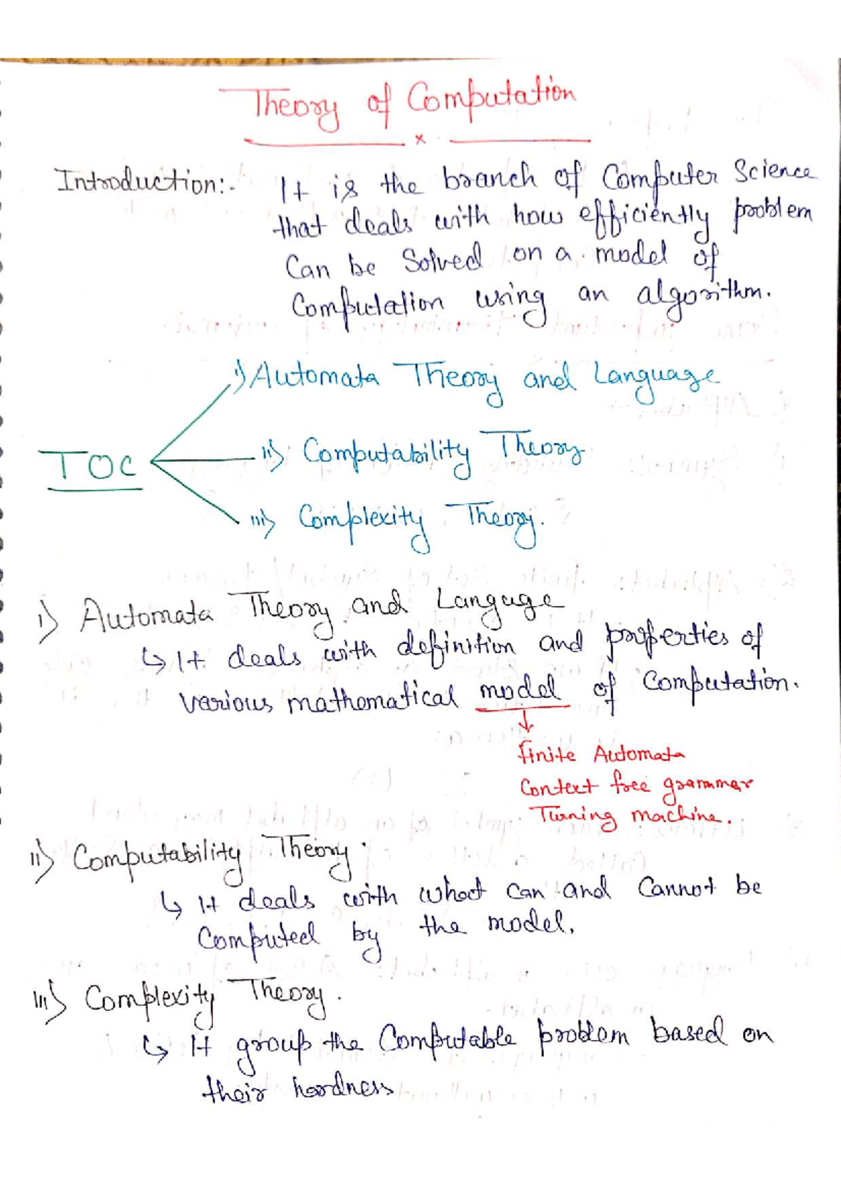 CS201: Theory of Computation - Automata, Computability, and Complexity ...