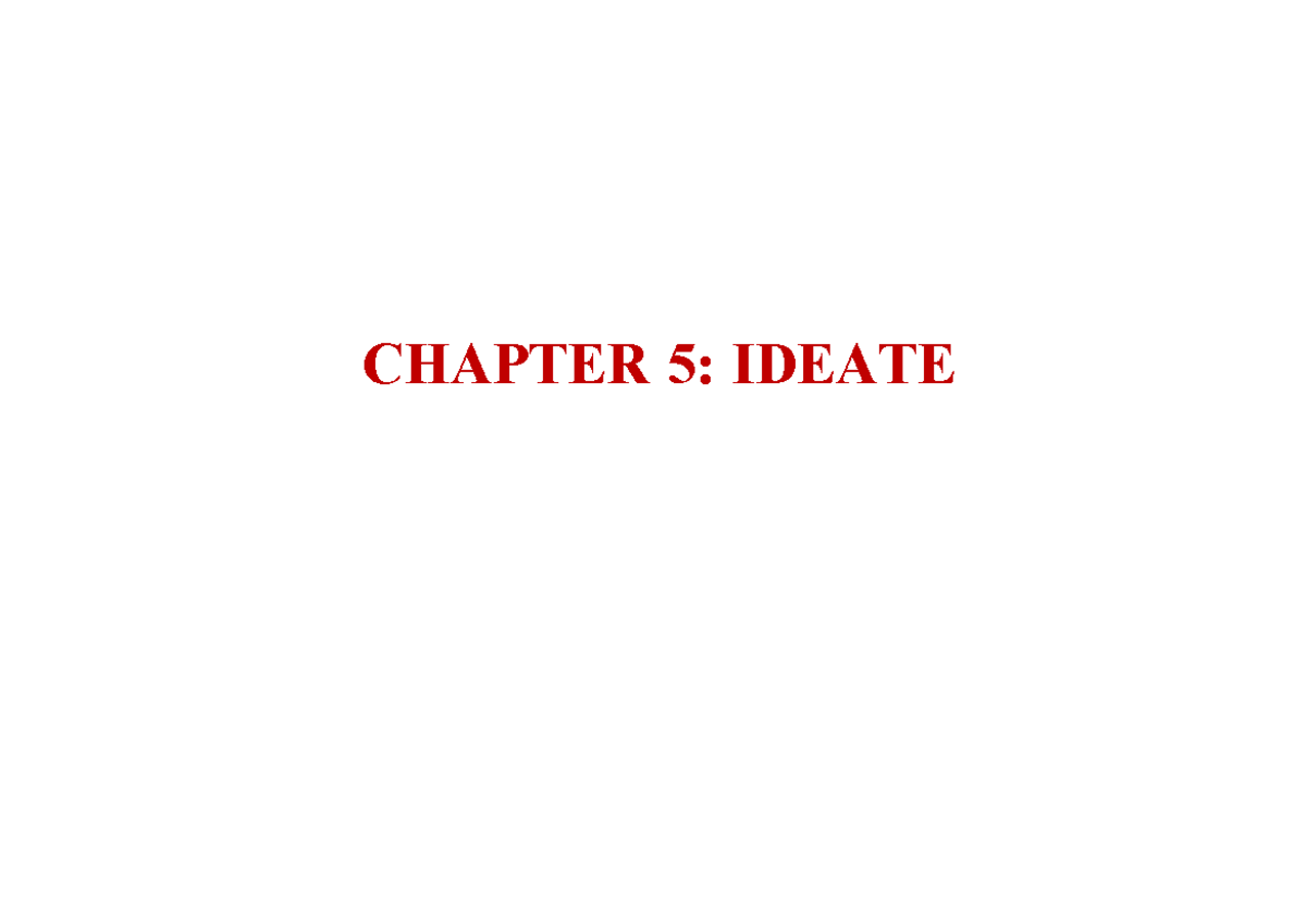 CHAPTER 5: IDEATE - Business Model Canvas Overview (DTI 2025) - Studocu