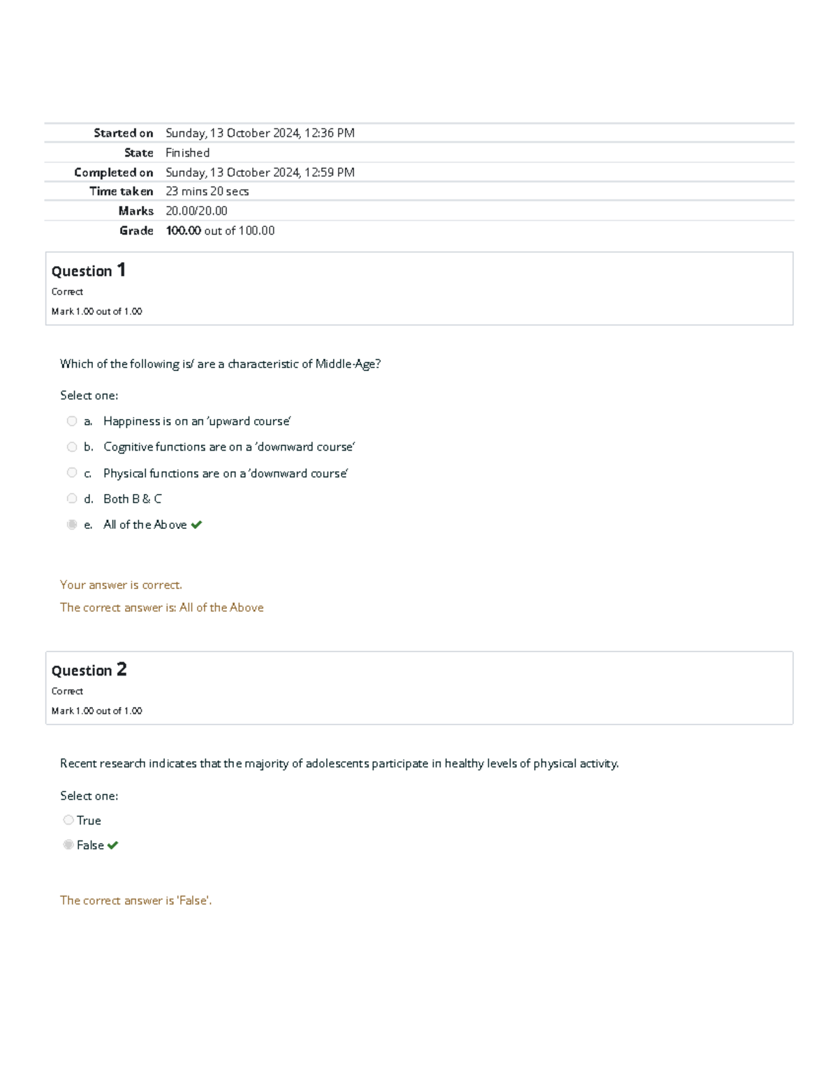 Graded Quiz Unit 6 Review: Correct Answers & Key Insights - Studocu