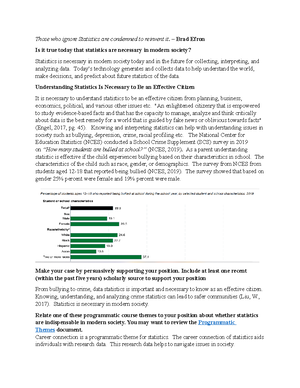 [Solved] Relate one of these programmatic course themes to your ...