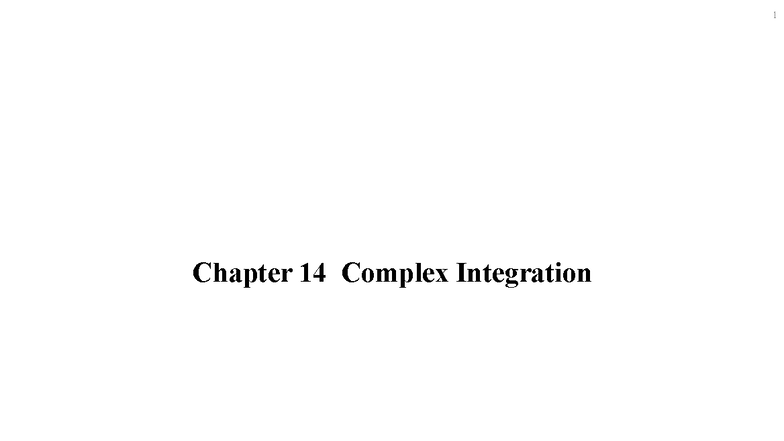 Chapter 14: Complex Integration - EMLAB Overview and Key Concepts - Studocu