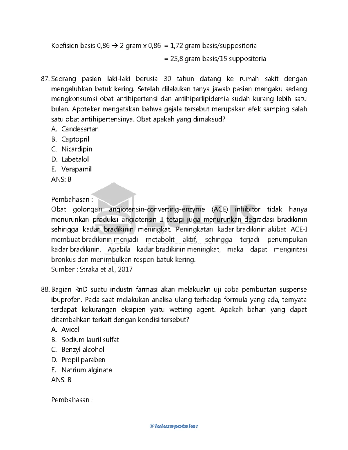 CBT 3 ( Pembahasan) - Kumpulan soal soal latihan Ujian Kompetensi ...
