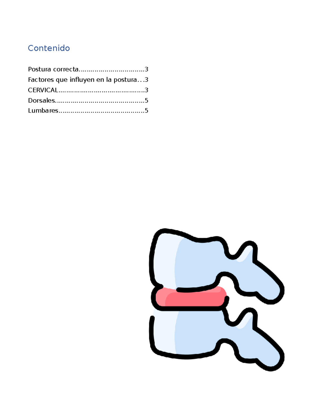 Higiene de Columna: Postura Correcta y Prevención de Lesiones - Studocu