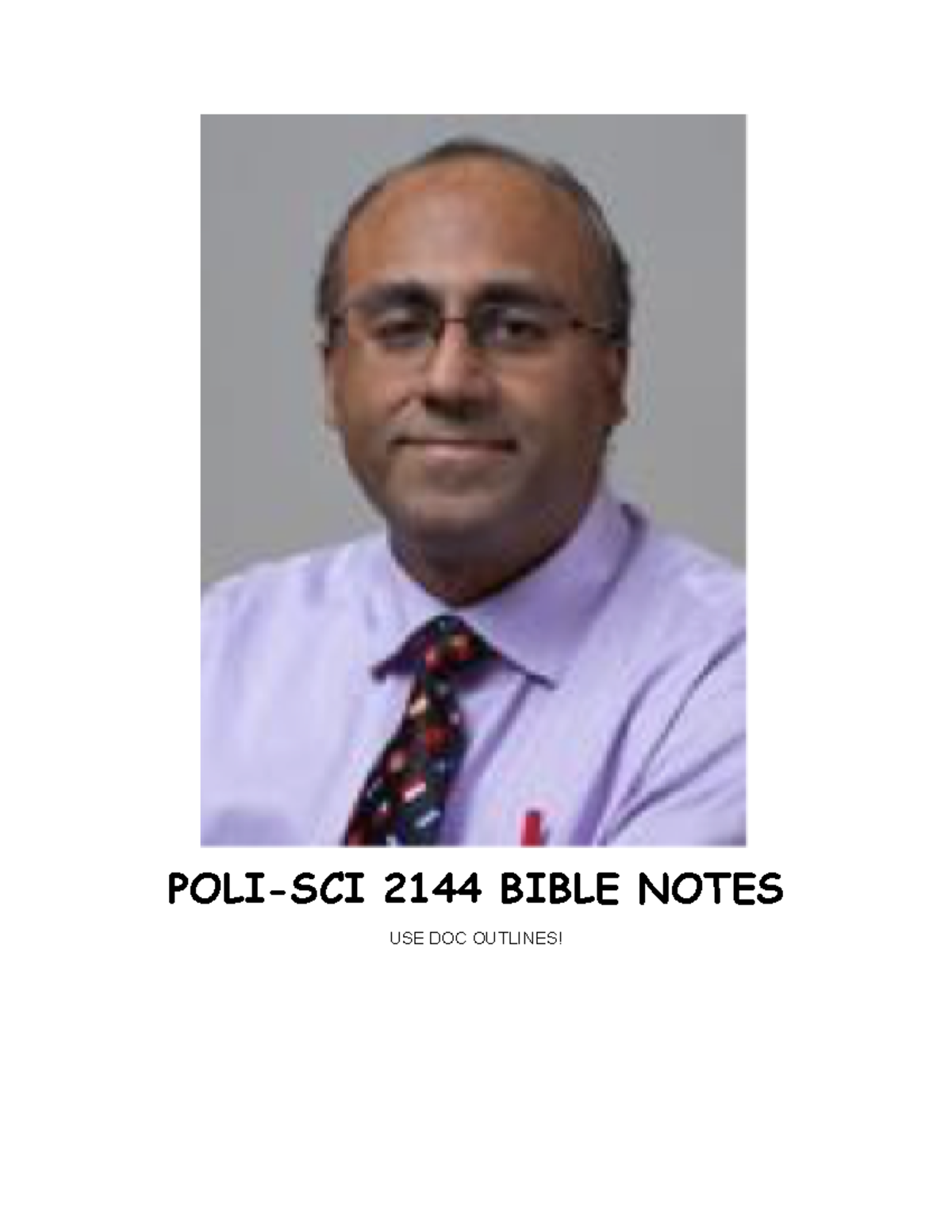 Copy of Polisci 2144 Bible - POLI-SCI 2144 BIBLE NOTES USE DOC OUTLINES ...