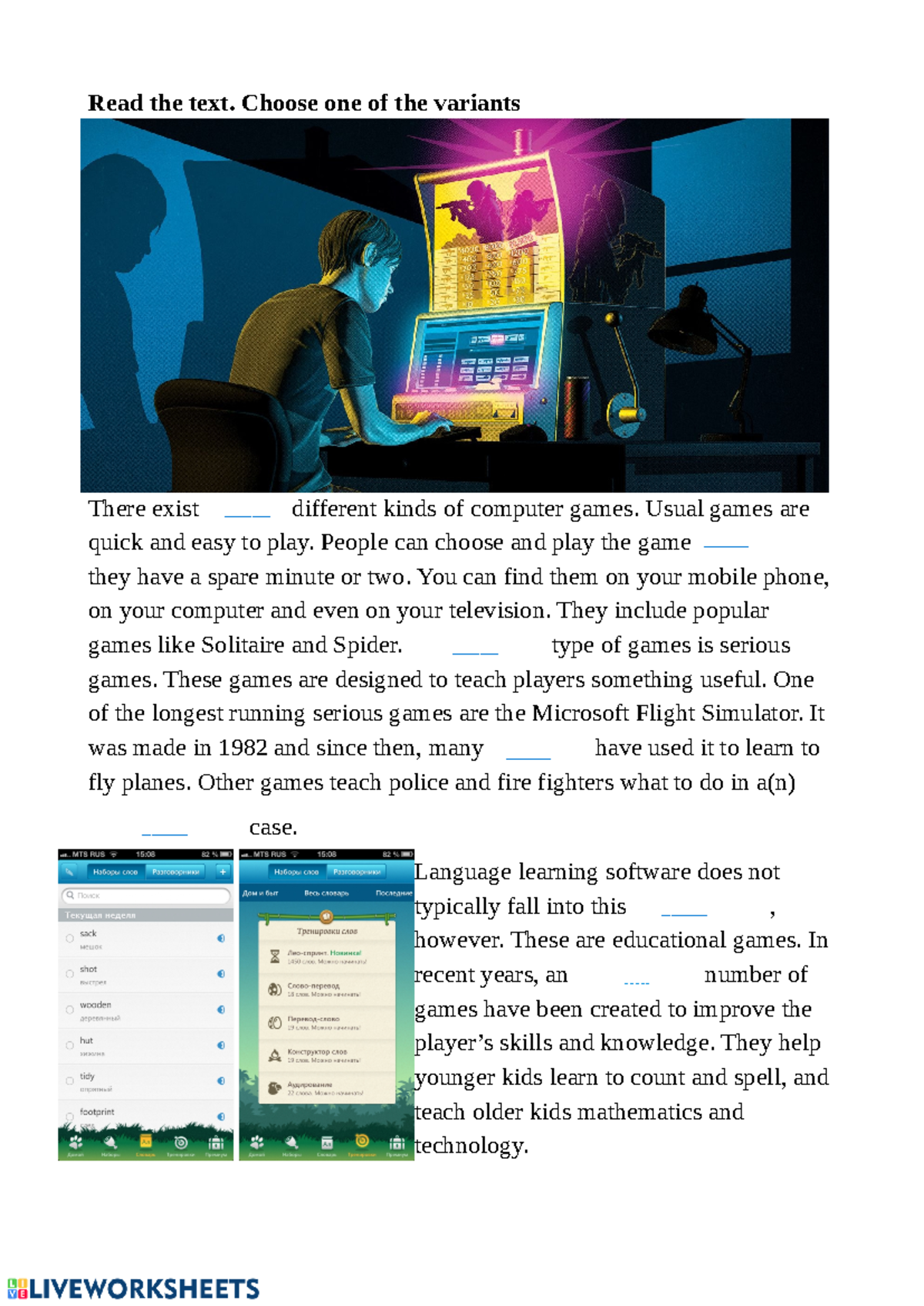 12112134100287 - Overview of Different Types of Computer Games - Studocu