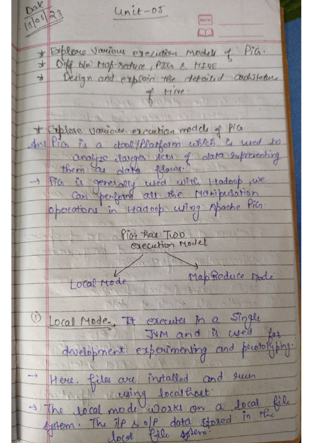 Big Data Whole Notes Updated And Well Written Big Data Introduction Data Is Largely