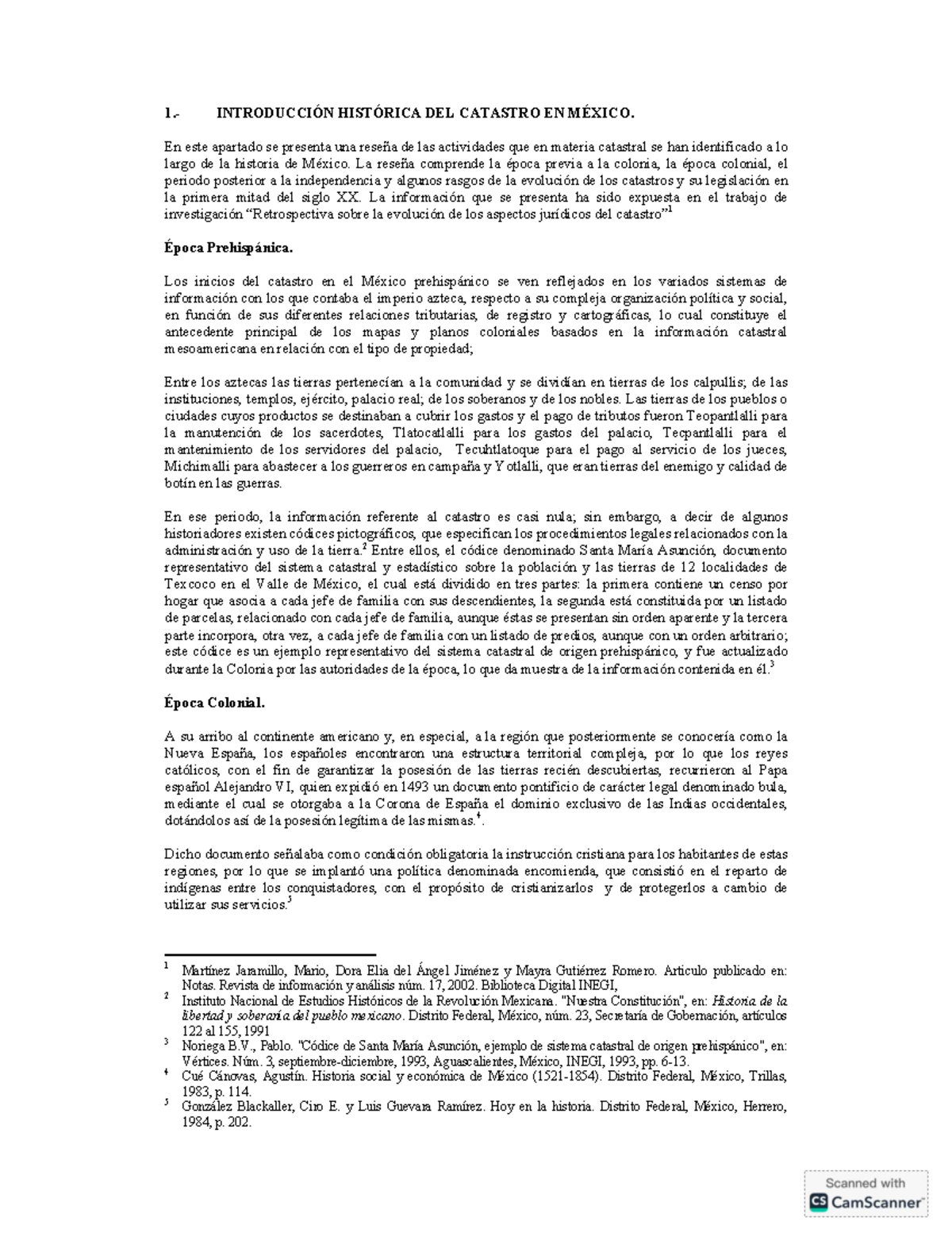 Evolución Histórica del Catastro en México: Un Análisis Completo - Studocu