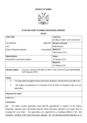 [Solved] Discuss the defence of automatism with reference to Namibian ...