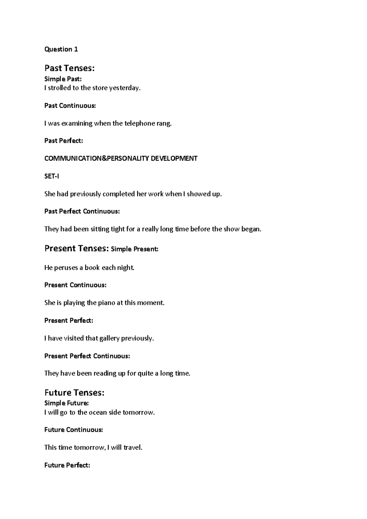 ENG 101: Communication and Personality Development Notes - Studocu