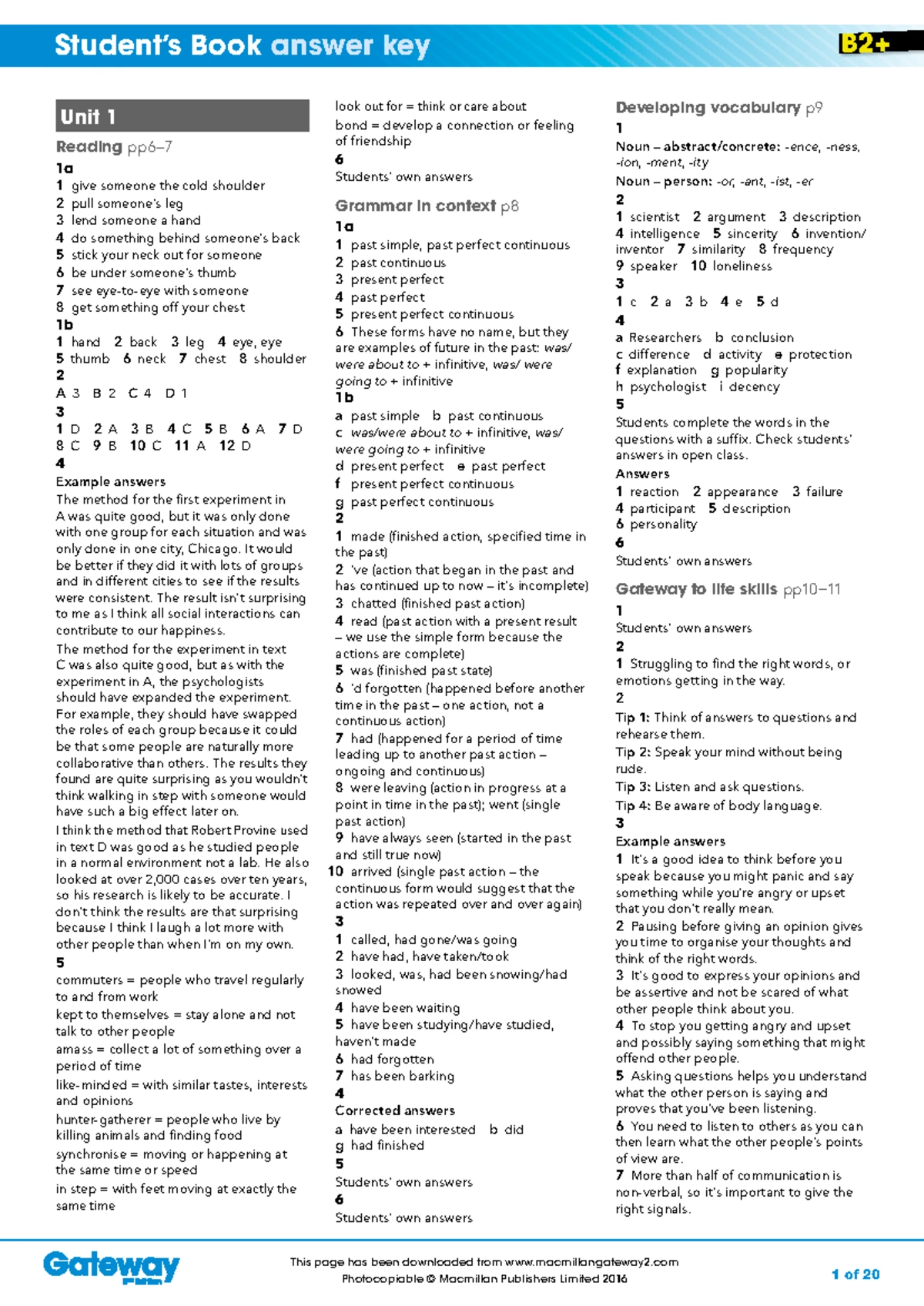 New Password B2 UT 7A - TESTY - Unit 7 Test | Group A Name ...