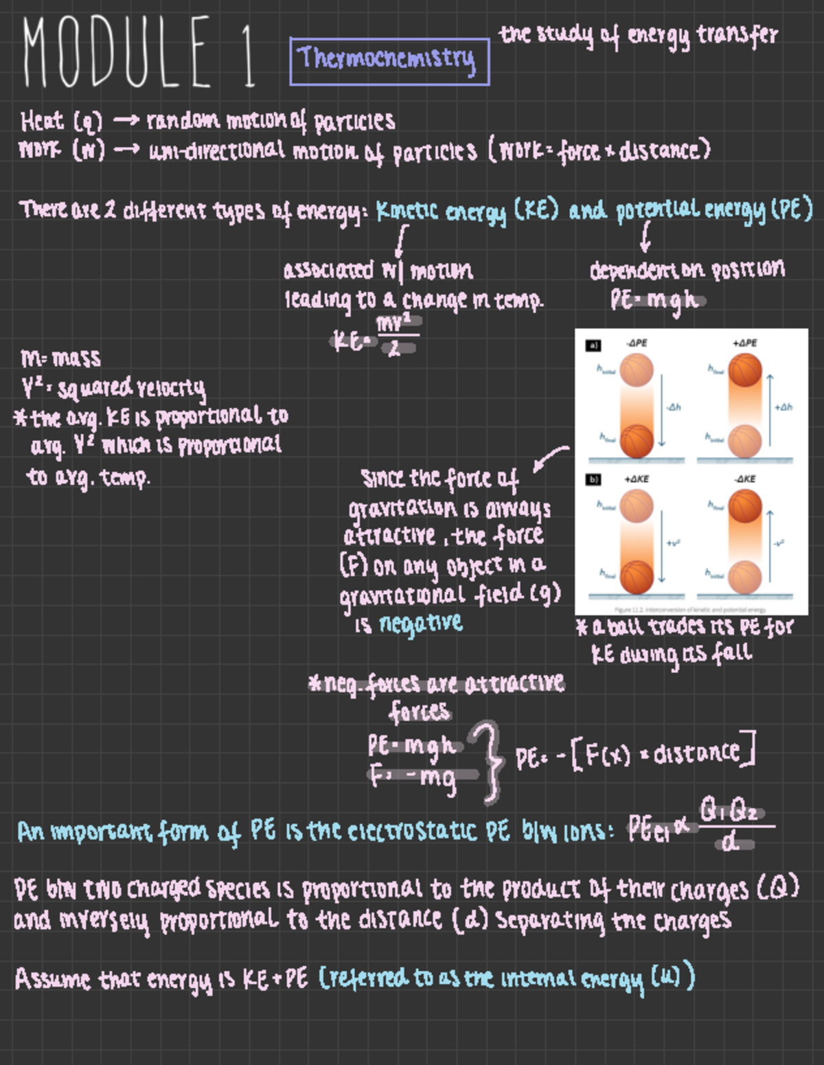 Module 1 - General Chemistry Notes on the Basics of Thermochemistry ...