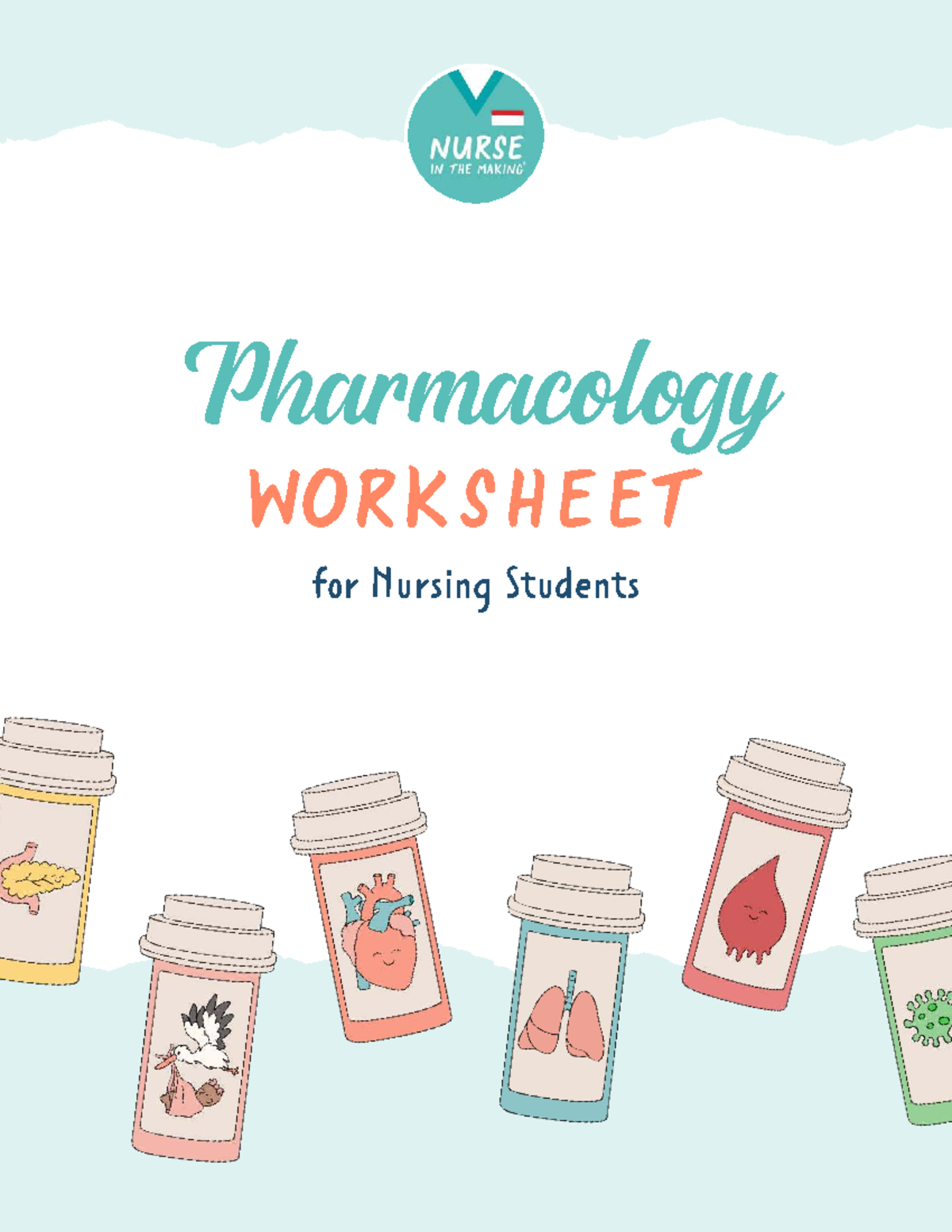 Pharmacology Worksheet for Nursing Students: Key Concepts & Medication ...