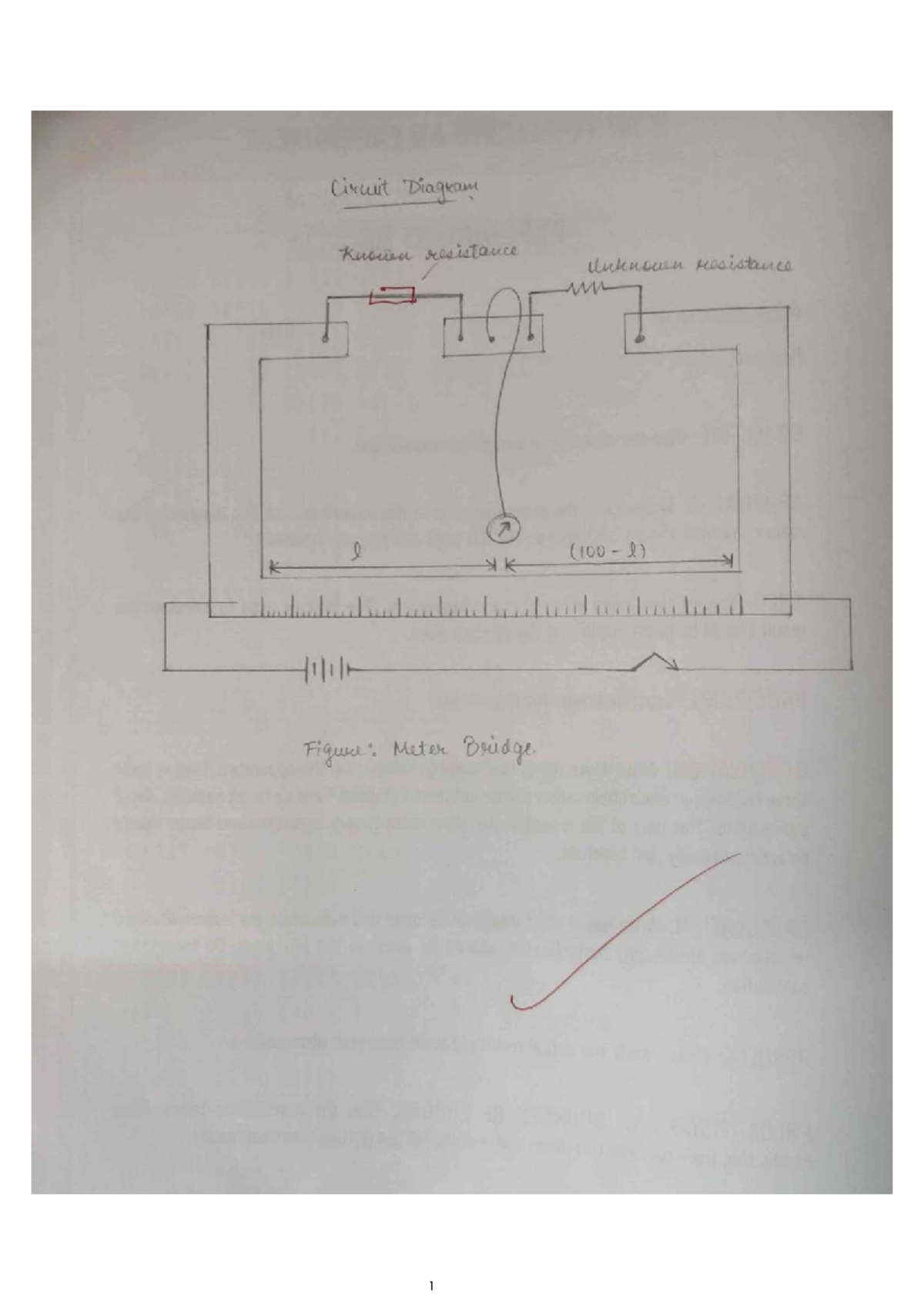 Physics Practical: Meter Bridge Experiment for Resistance Measurement ...