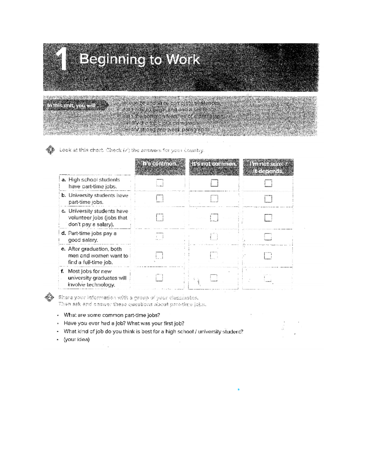 Lesson 1: Writing Techniques and Key Information Overview - Studocu