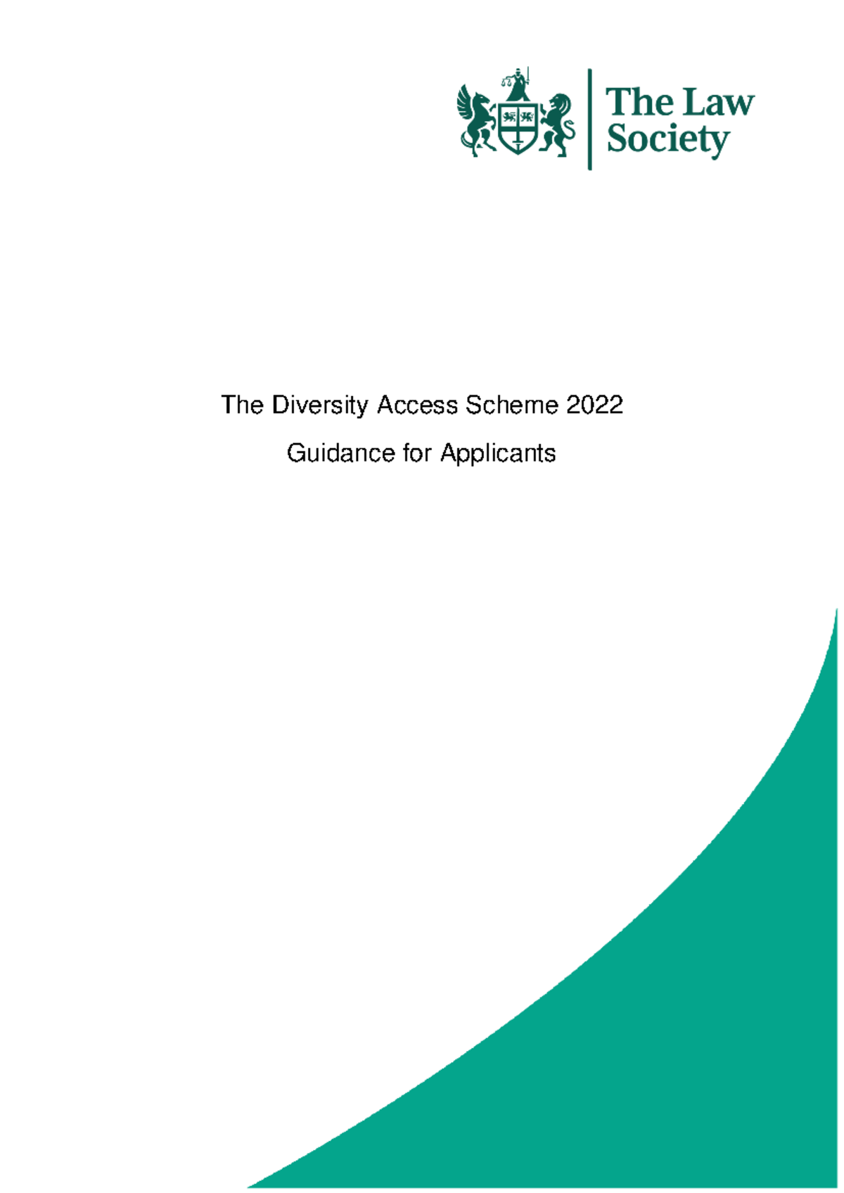 The Diversity Access Scheme 2022 - Application Guidance - The Diversity ...