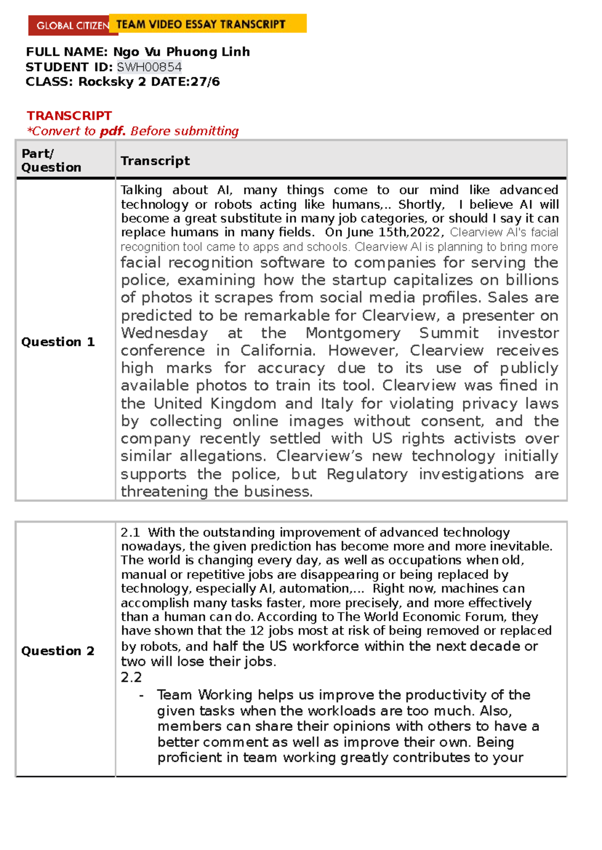 29-SWH00854-Ngo Vu Phuong Linh-Rocksky 2-6 27 2022 - Check 2 Transcript ...