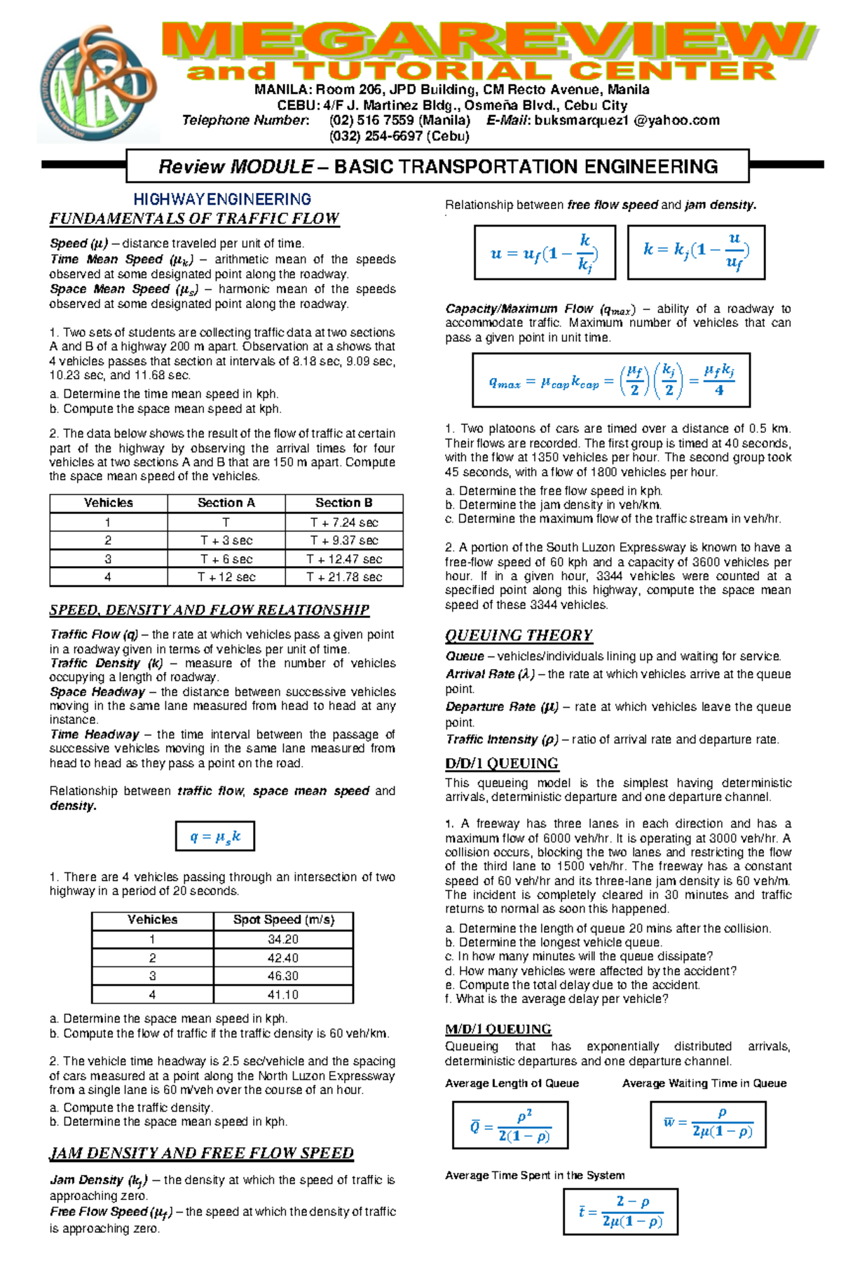 Basic Transportation Engineering Module - Highway Engineering Overview ...