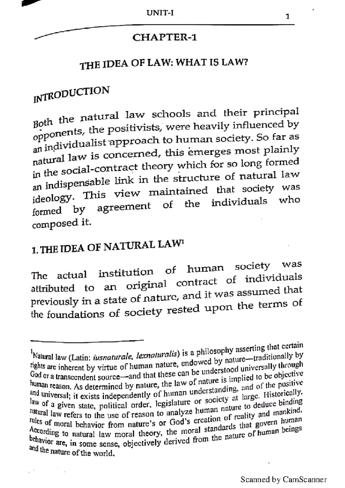 Legal Methods Textbook - 1 THE IDEA OF LAW: WHAT IS LAW? INTRODUCTION ...